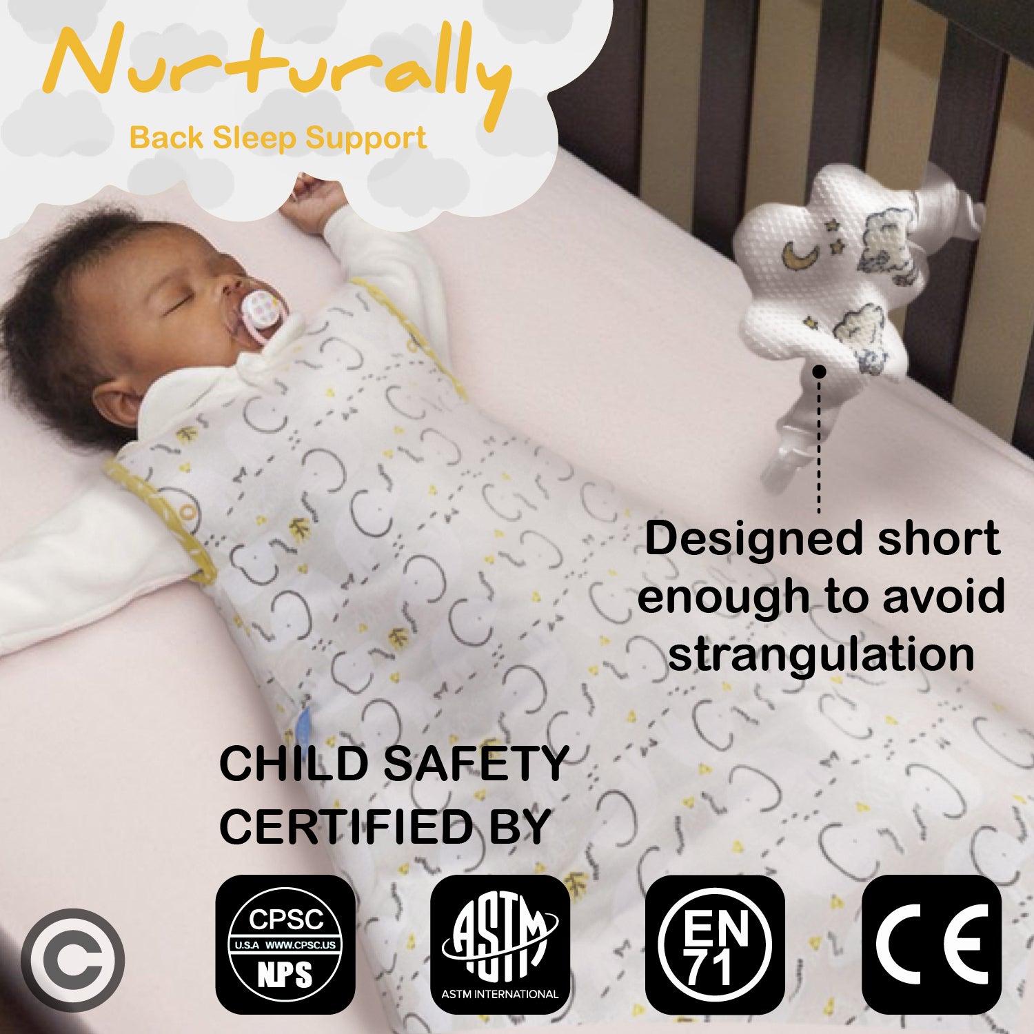 Nurturally Baby Anti Roll Support for babies from 3 to 6 months old ...